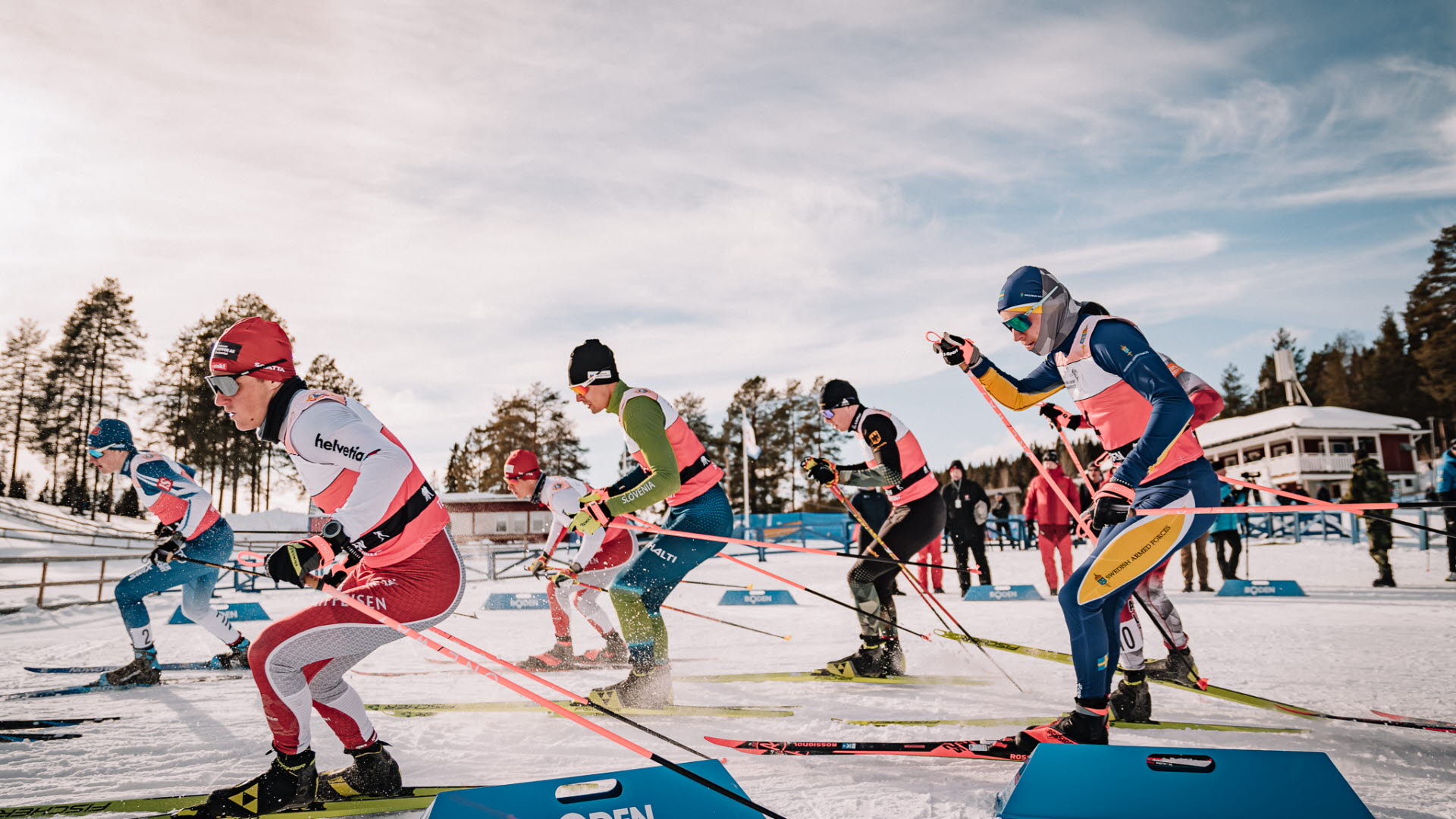 The 55:th World Military Skiing Championship 2023 is under way ...