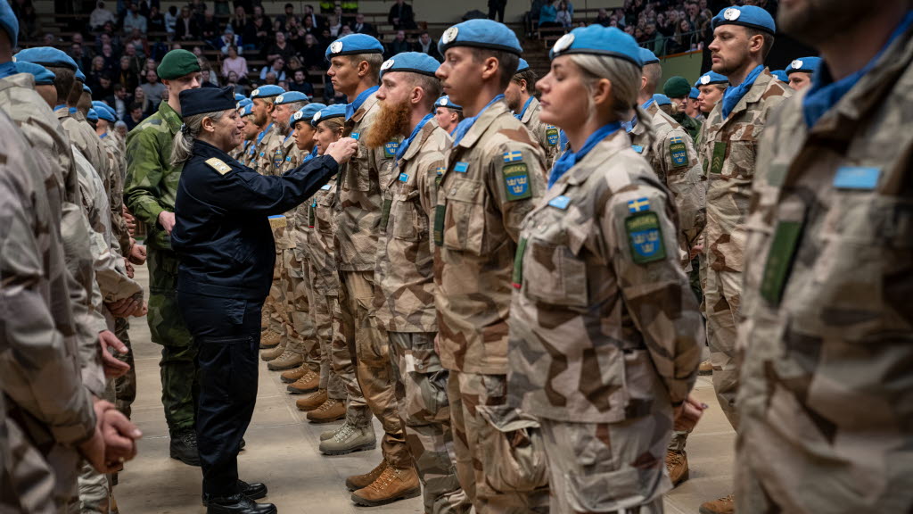 Medaljceremoni för Mali 16 - Försvarsmakten