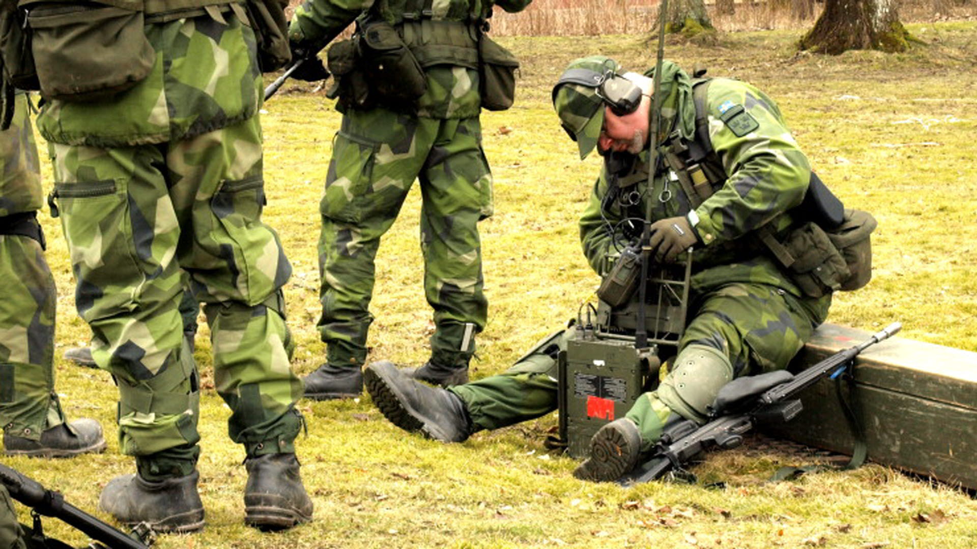 Vagnar med tyngd skyddas - Försvarsmakten