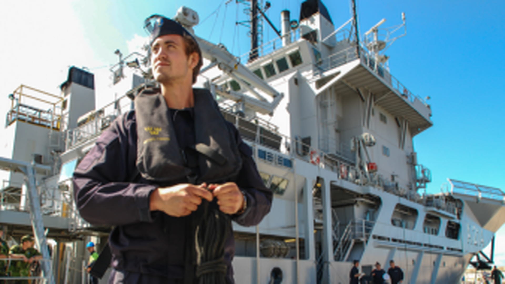 HMS Belos i Visby - Försvarsmakten