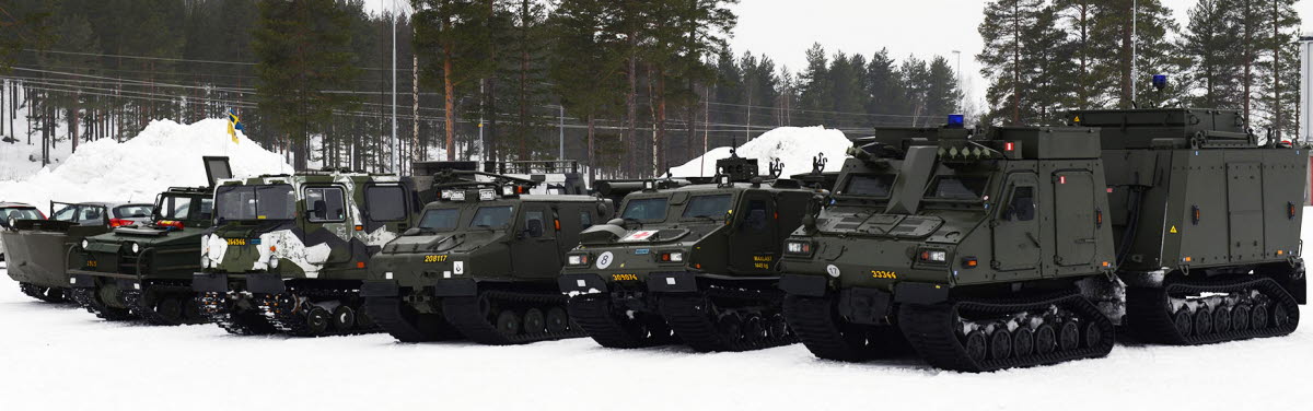 Stort intresse för samarbete kring bandvagnar - Försvarsmakten