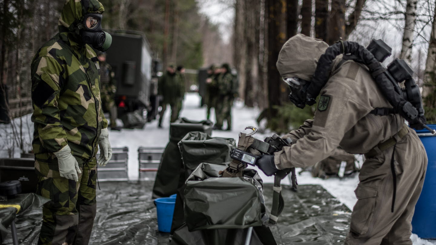 Skyddscentrums EOD-grupp övar för att möta terror - Försvarsmakten
