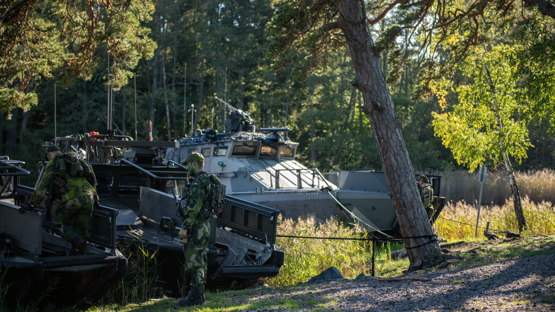 Sweden and Finland exercise joint defence - Swedish Armed Forces
