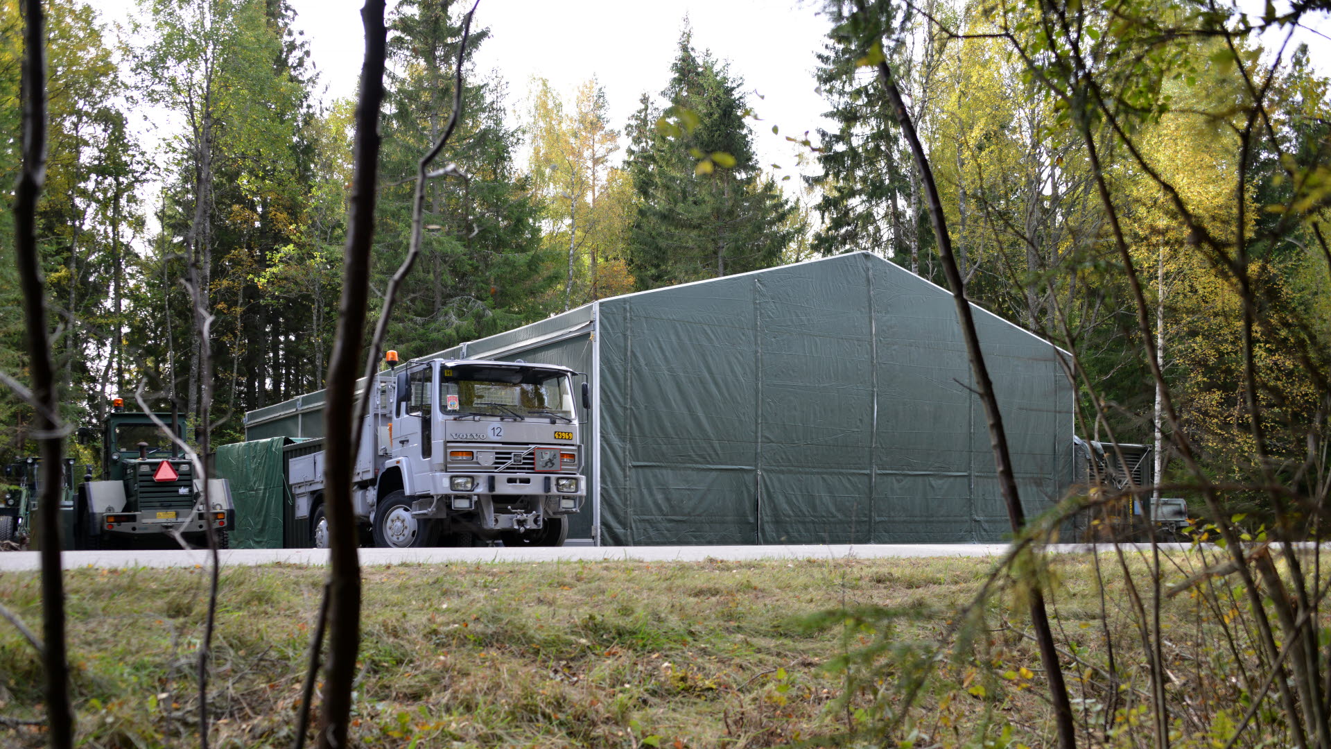Gripentekniker flyttar närmare skogen - Försvarsmakten