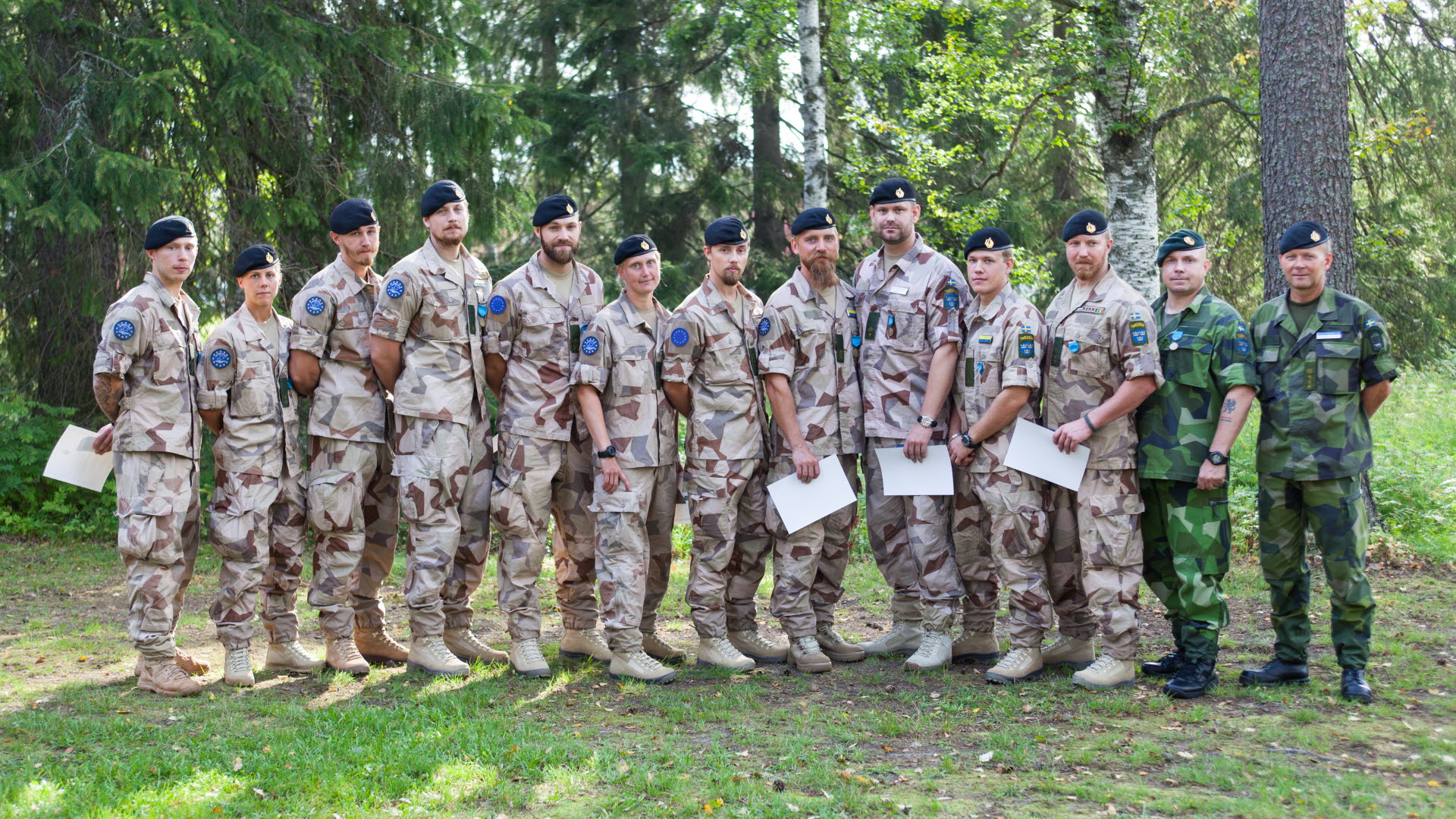 EUTM Mali 05 medaljerade - Försvarsmakten