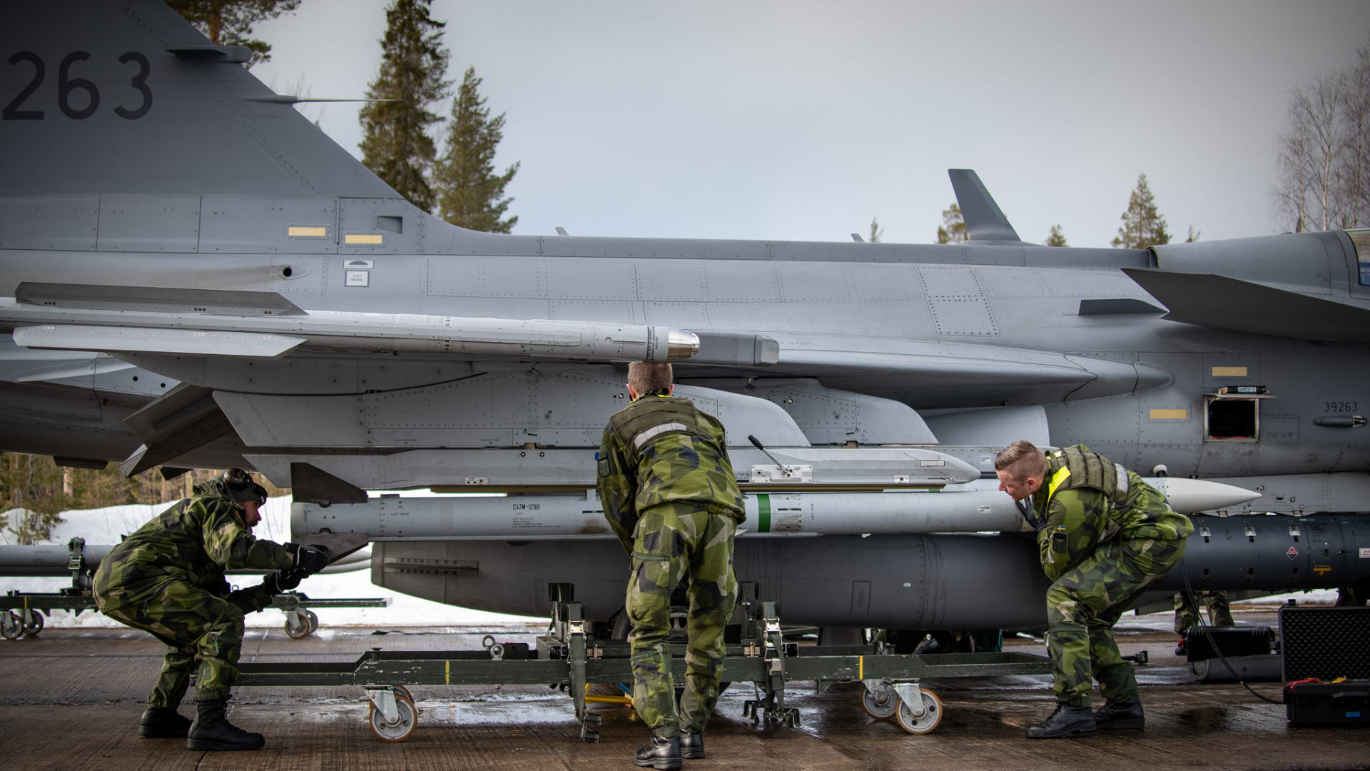 Utvecklande krigsbasvecka i Vidsel - Försvarsmakten