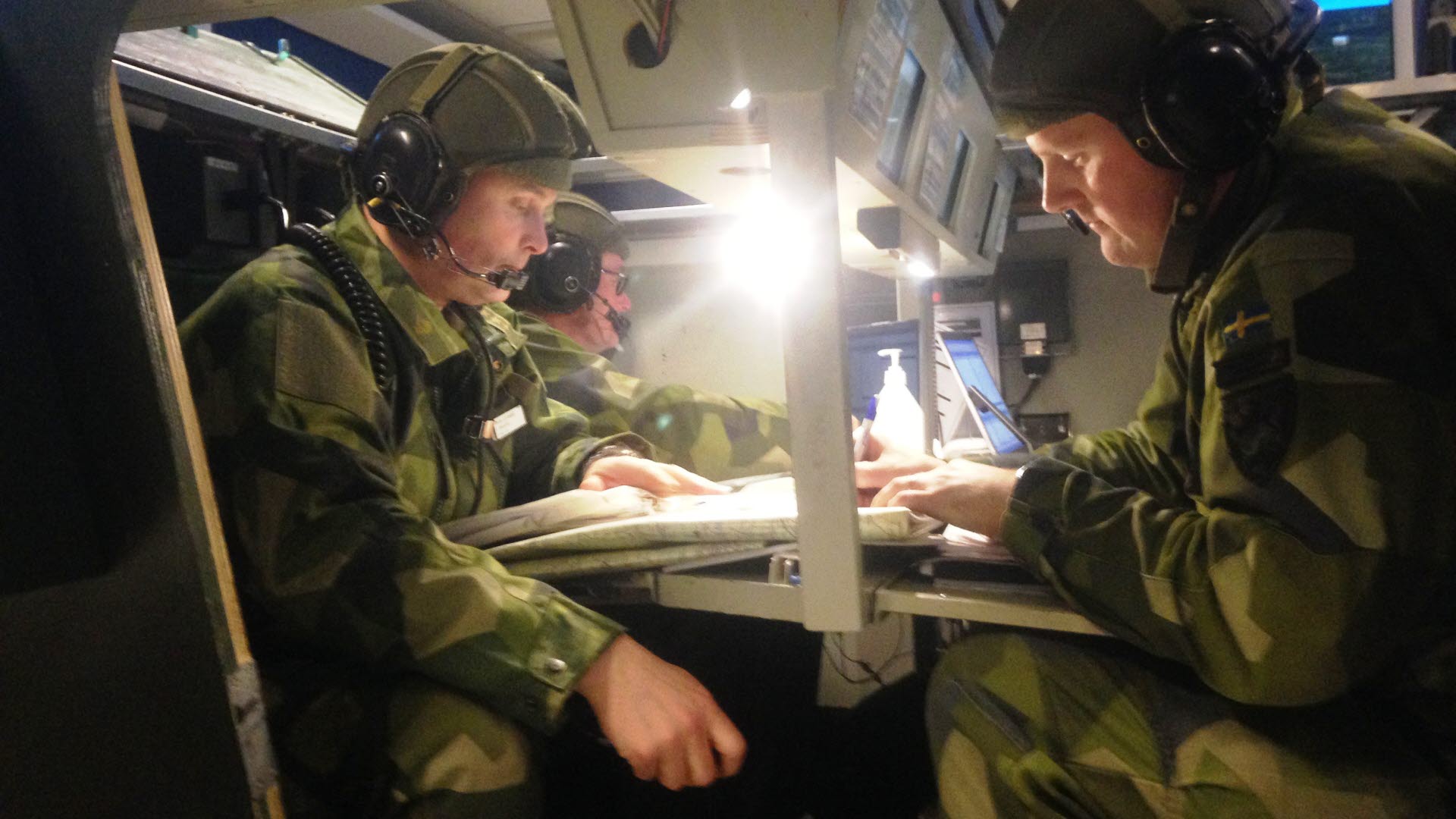 Träning på flexibel ledning av brigaden - Försvarsmakten