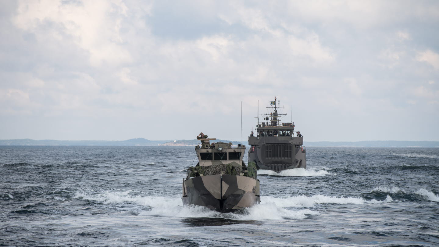 Marinövning Swenex 18 är igång - Försvarsmakten