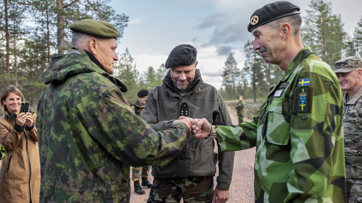Svenska armén tog stora kliv i Finland - Försvarsmakten