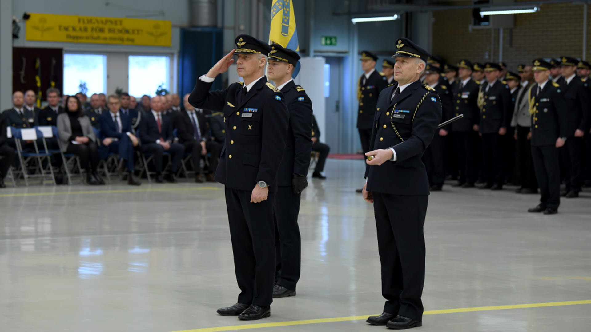 Jonas Wikman tog befälet över flygvapnet - Försvarsmakten