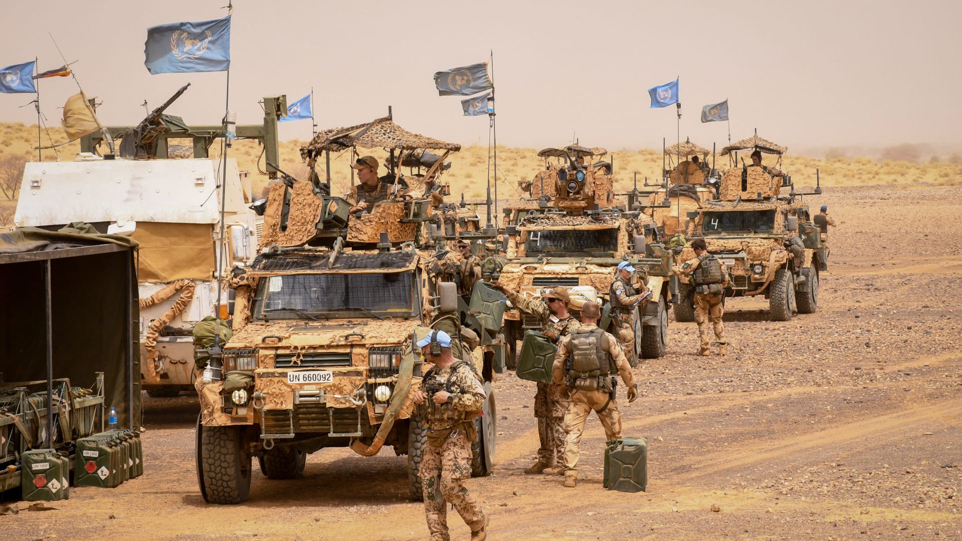 FN:s nya Mobile task force i Mali testades för första gången ...