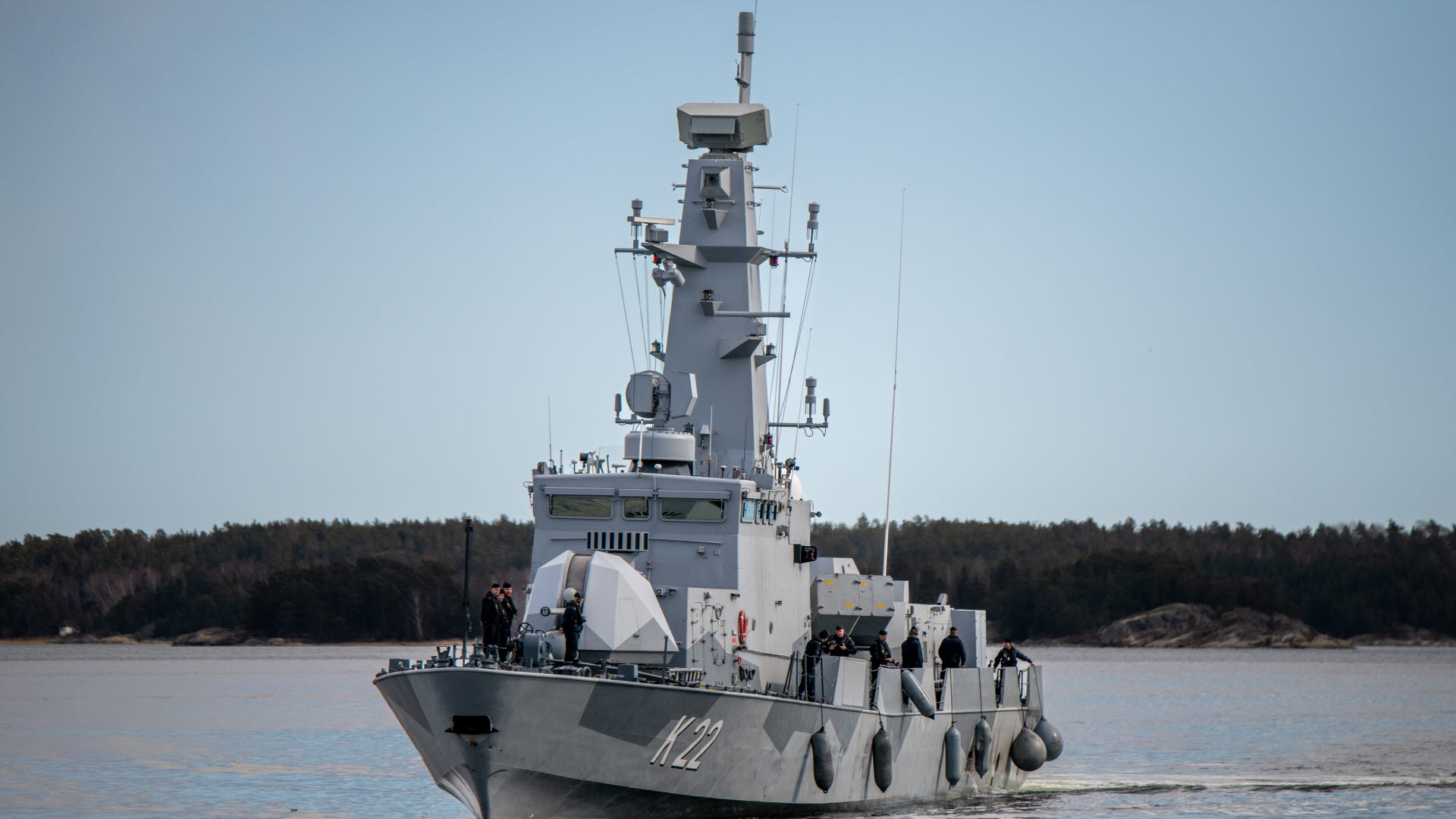 The Navy is reinforced by a corvette - Swedish Armed Forces