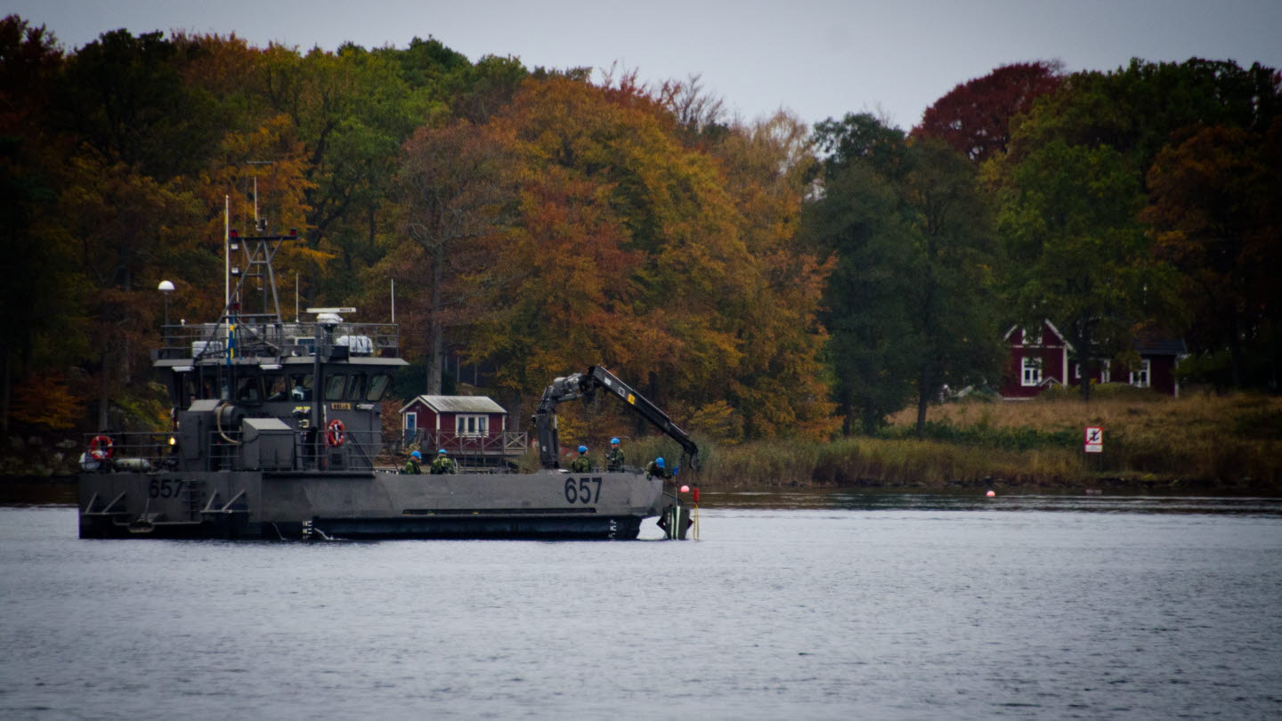 Minering av led, klart! - Försvarsmakten
