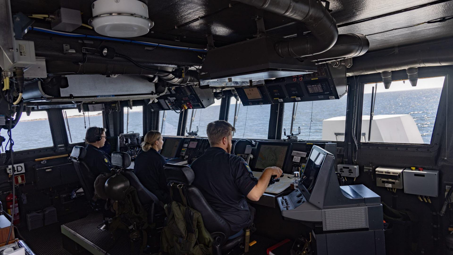 HMS Vinga i slutet övningen - Försvarsmakten