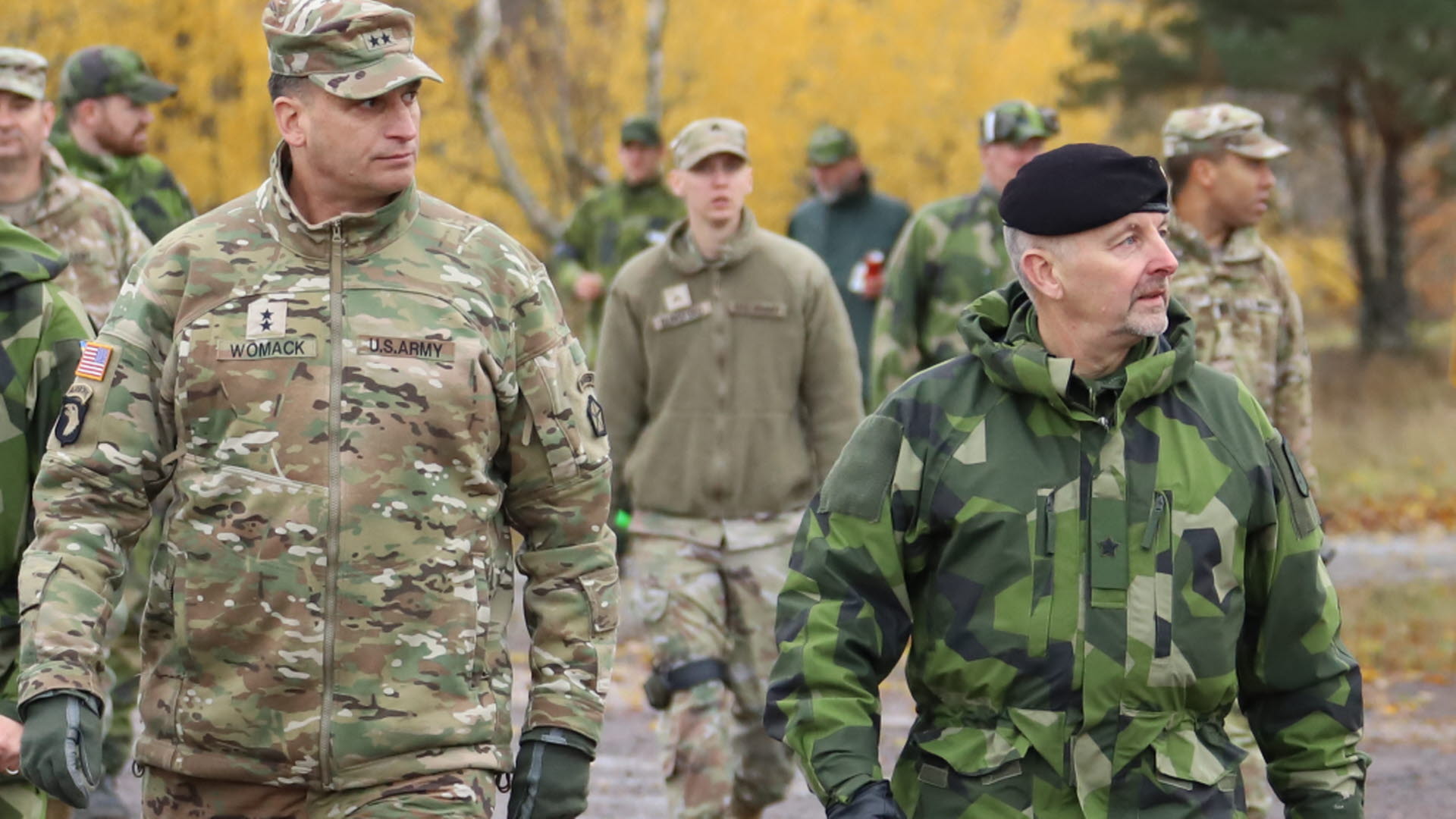Uppvisning för både generaler och kadetter - Försvarsmakten