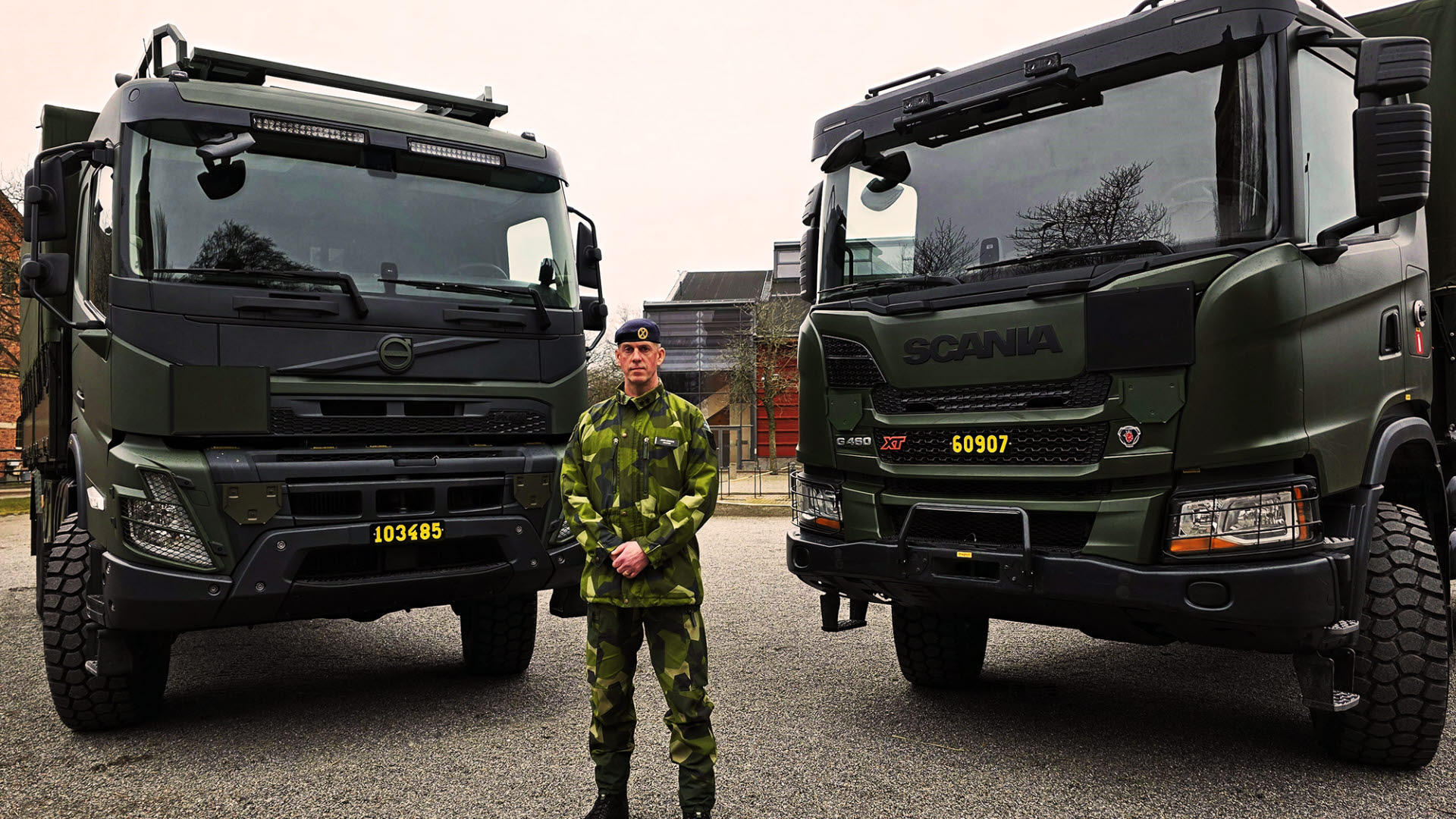 Nya lastbilar för 1,4 miljarder till Försvarsmakten - Försvarsmakten