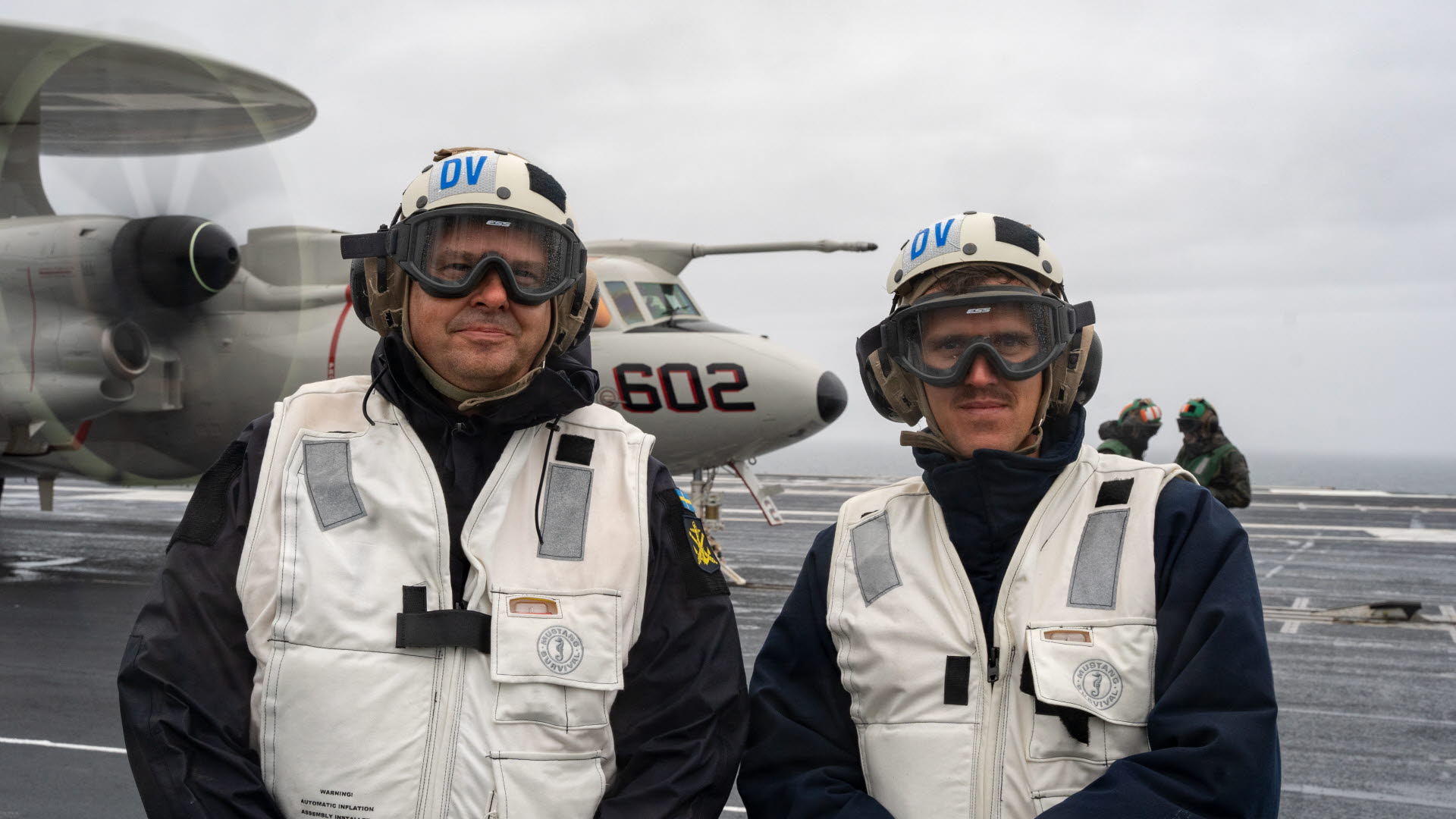 Svensk officer ombord på Gerald R Ford - Försvarsmakten