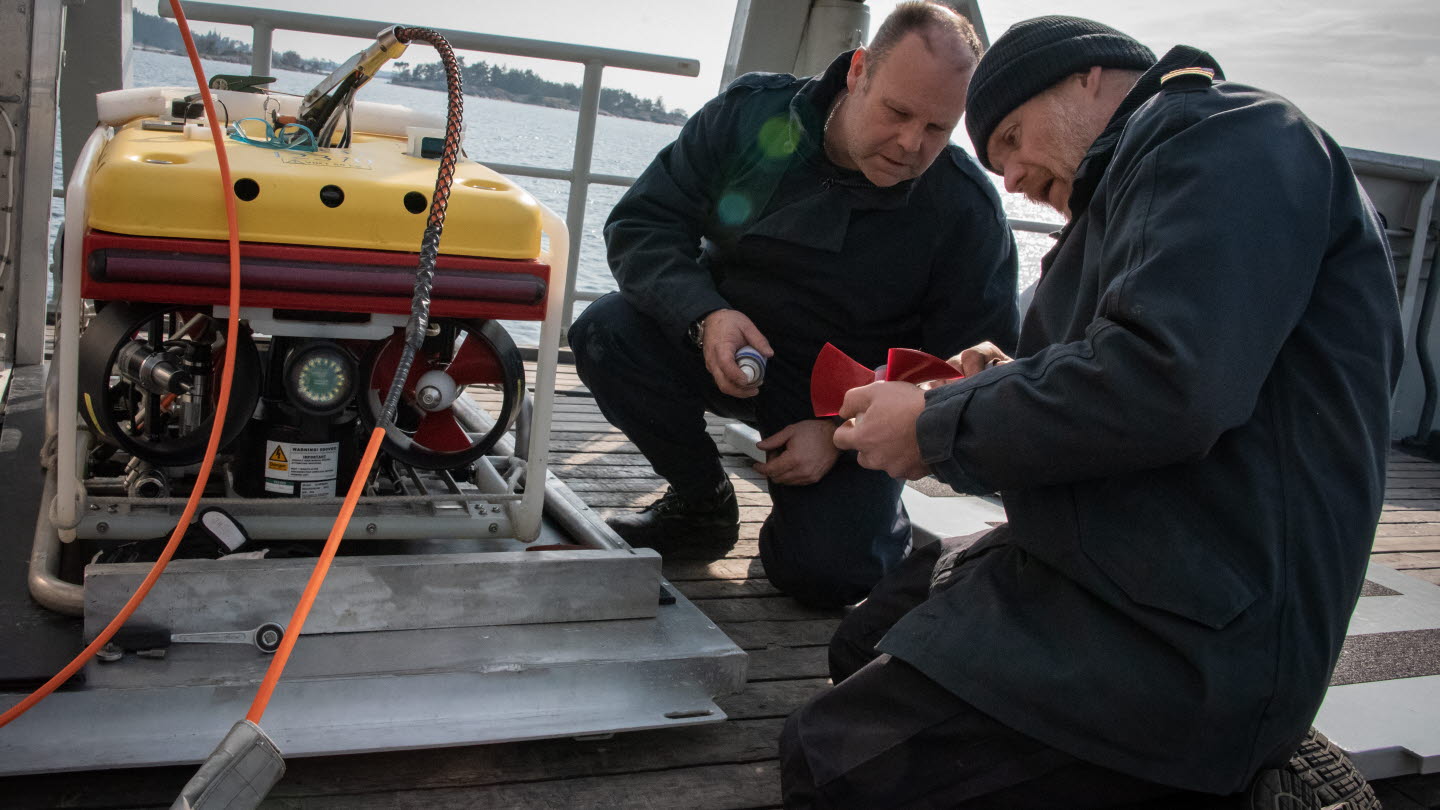 Ett annorlunda uppdrag för HMS Furusund - Försvarsmakten
