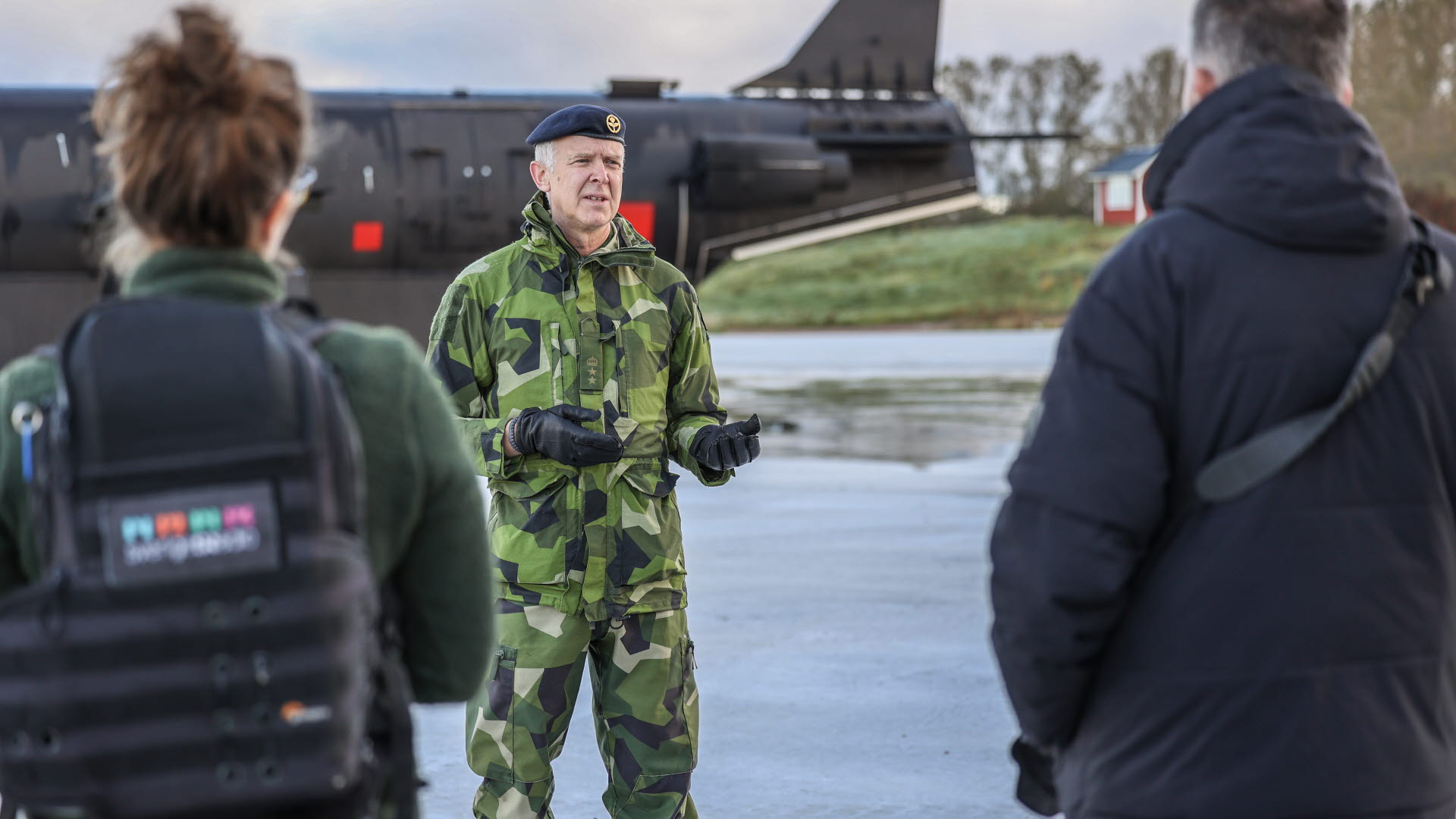 Nyöppning av brandövningsplats - Försvarsmakten