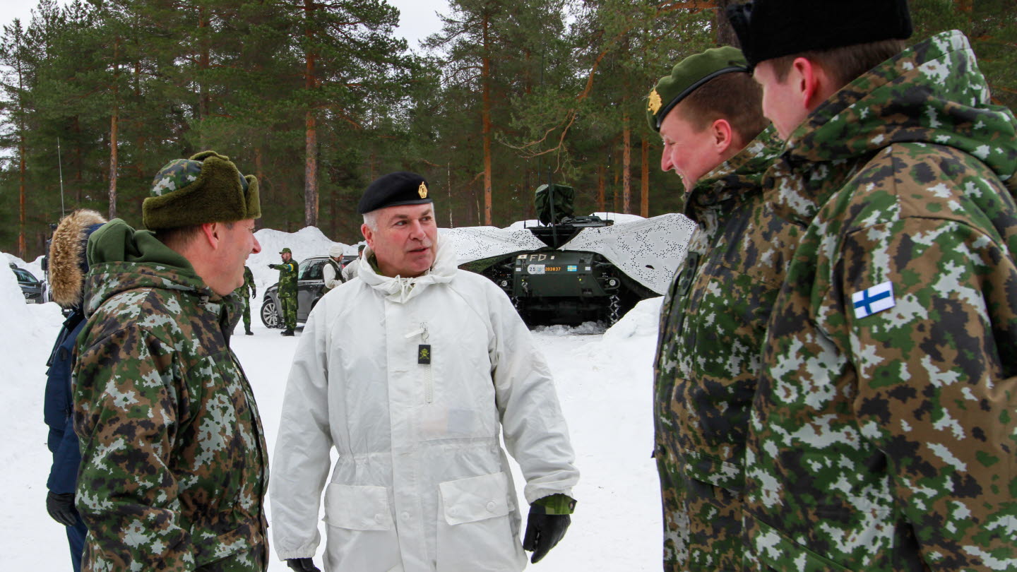 ”Vi är på rätt väg” - Försvarsmakten