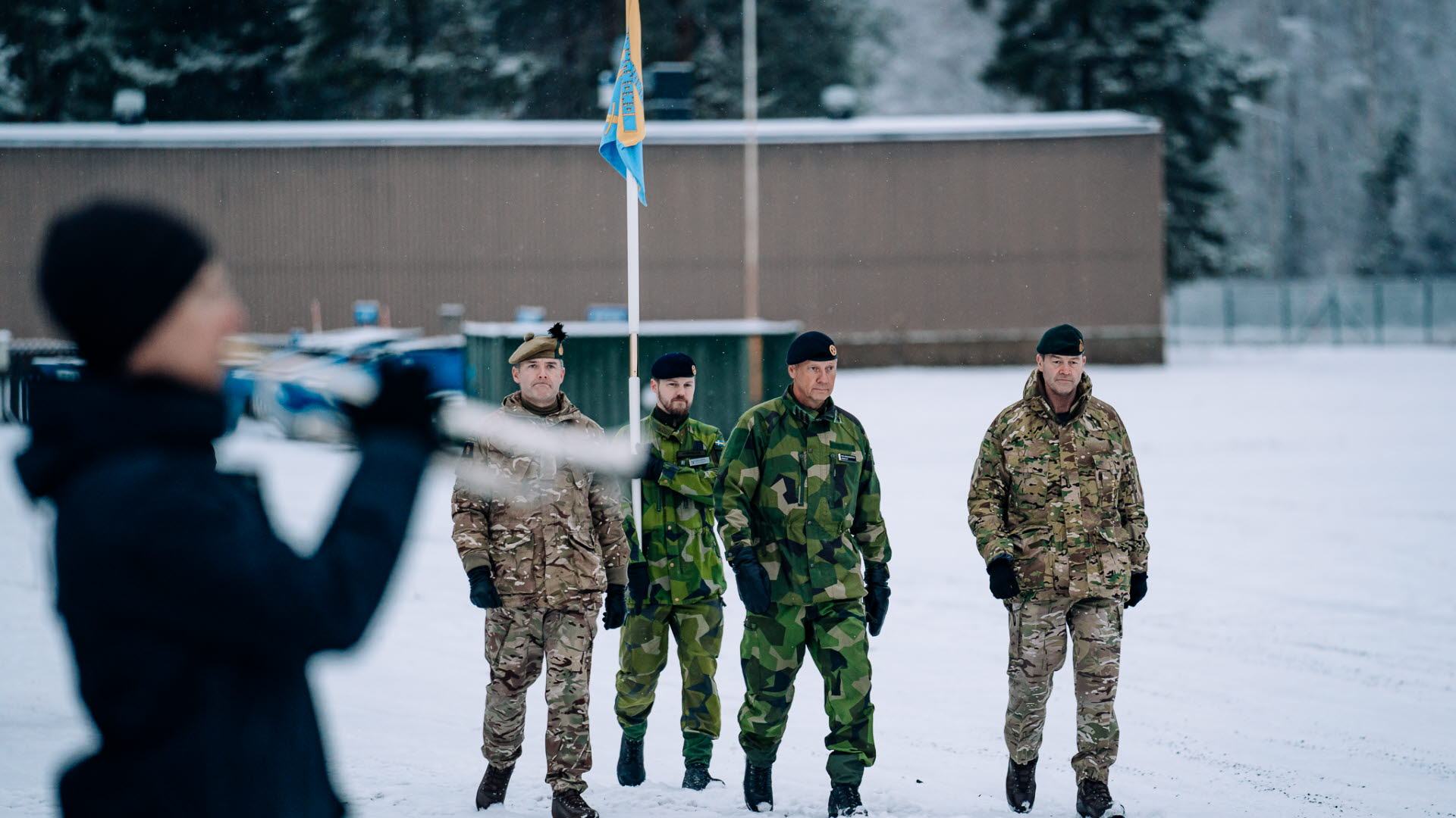 Brittiske arméchefen på Norrbottensbesök - Försvarsmakten