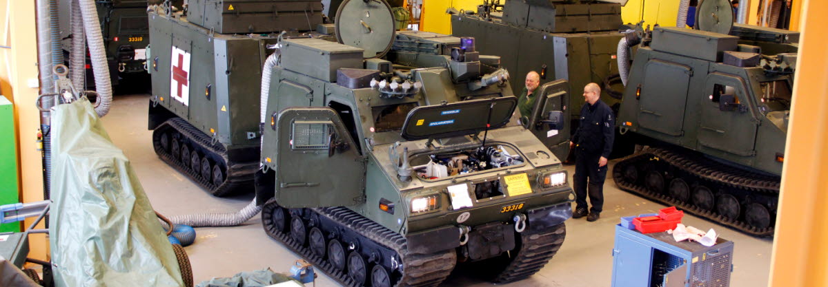 Tekniska framsteg med bandvagn 410 - Försvarsmakten