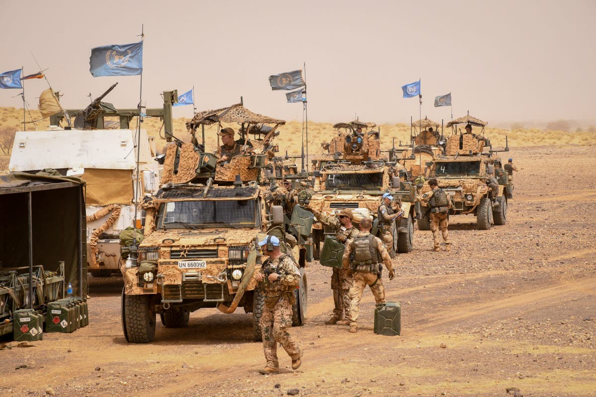 FN:s nya Mobile task force i Mali testades för första gången ...