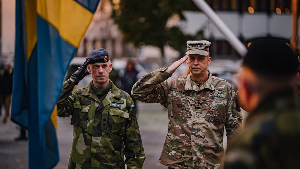 Closer military cooperation with the US - Swedish Armed Forces