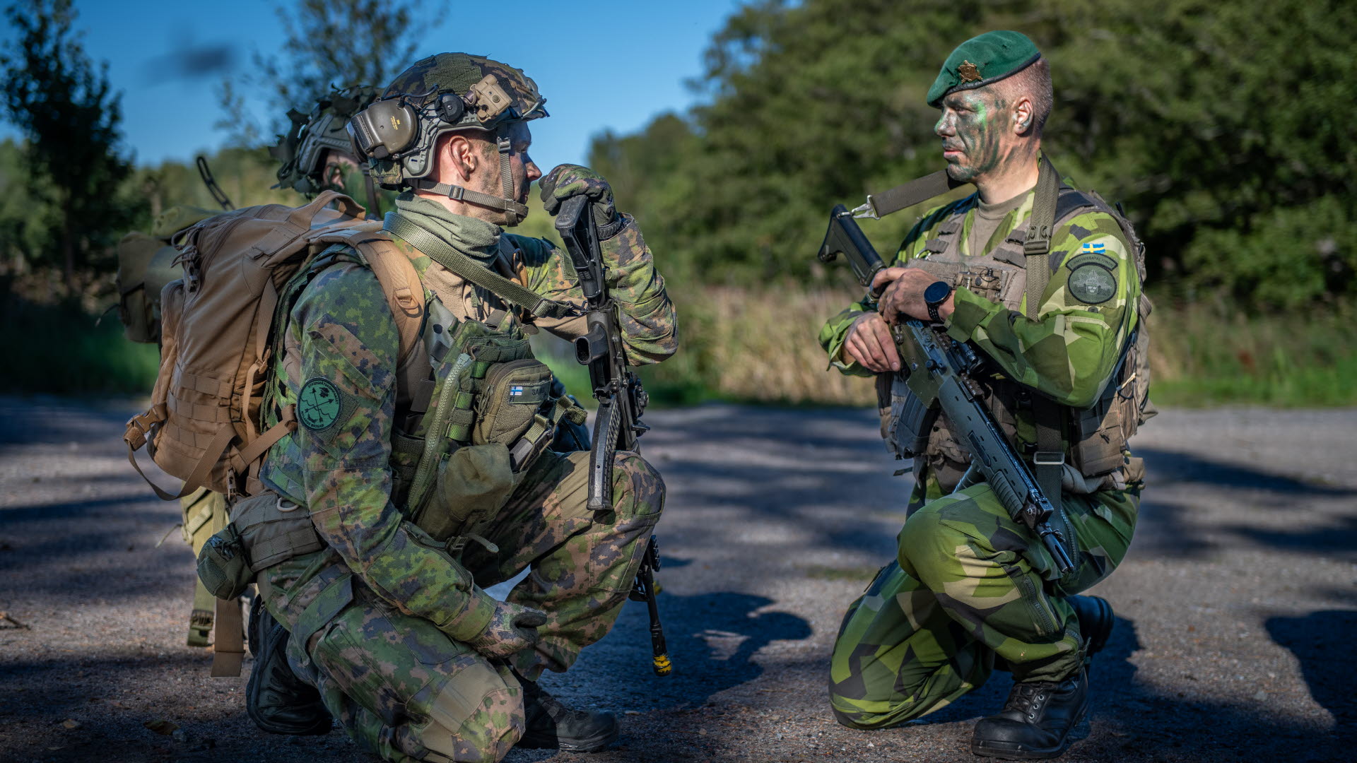 Sweden and Finland exercise joint defence - Swedish Armed Forces