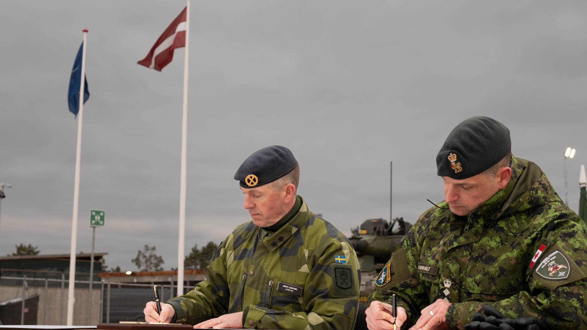 Nato takes command of Swedish battalion - Swedish Armed Forces