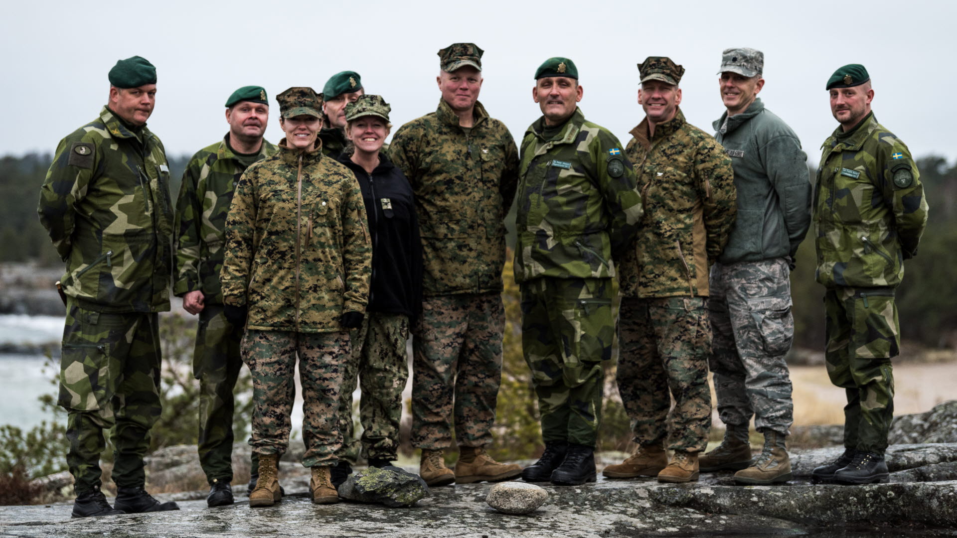 Marines in mutually beneficial cooperation - Swedish Armed Forces