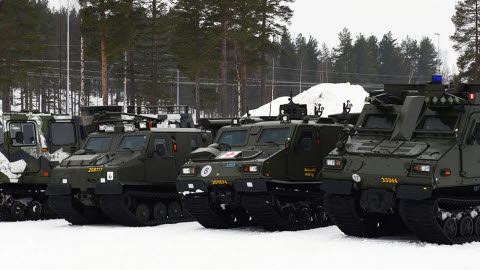 Stort intresse för samarbete kring bandvagnar - Försvarsmakten