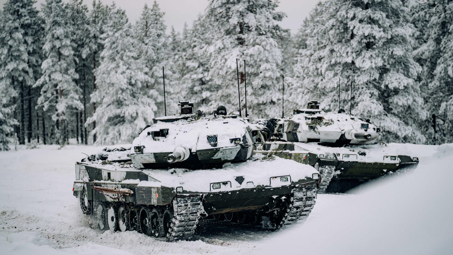 Vintersol fortsätter med oförminskad kraft - Försvarsmakten