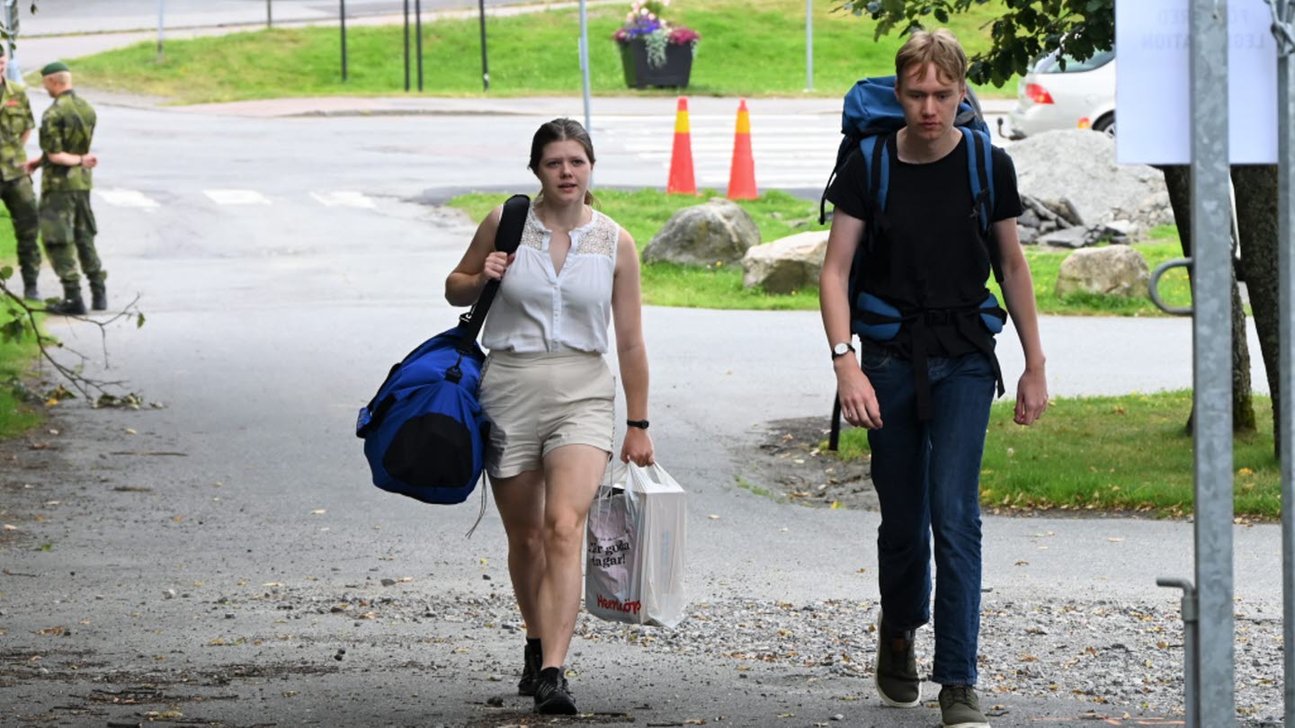 Stort inryck vid Göteborgs garnison - Försvarsmakten