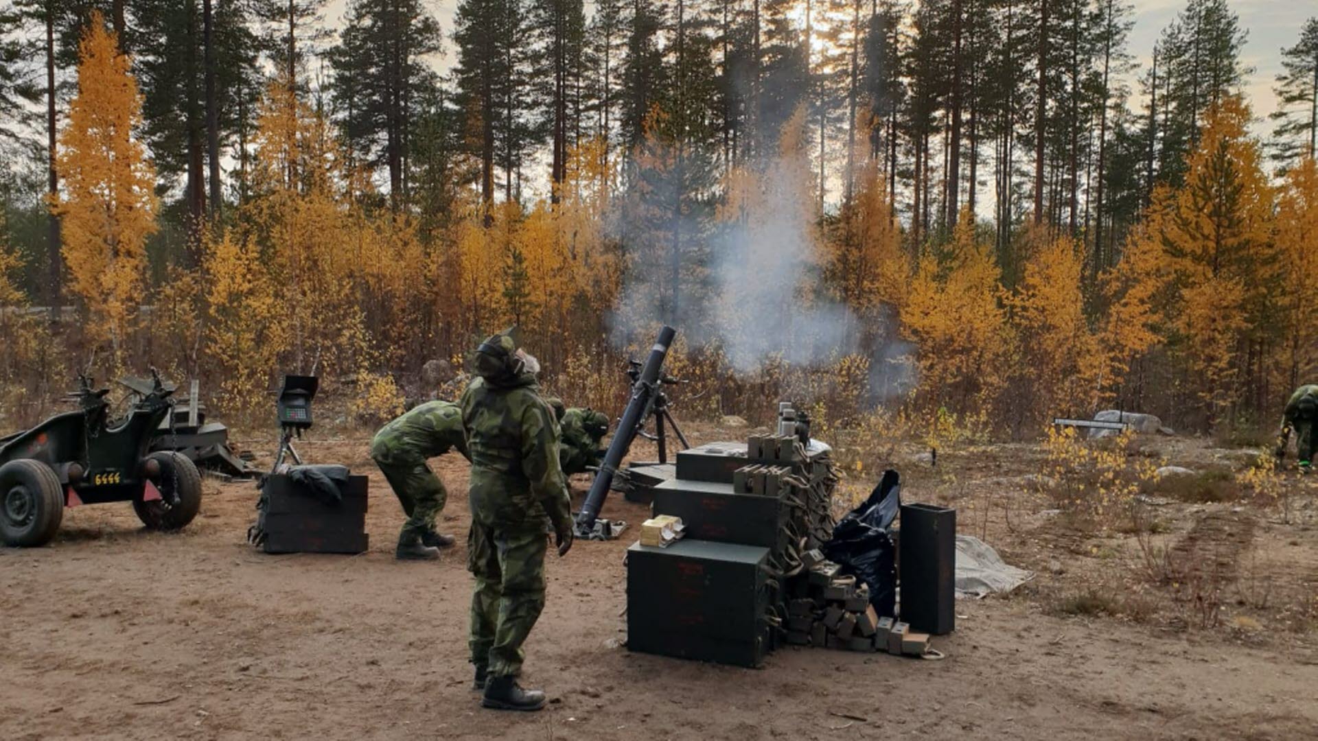 Olika granater, varierande väder och flera sinnen - Försvarsmakten