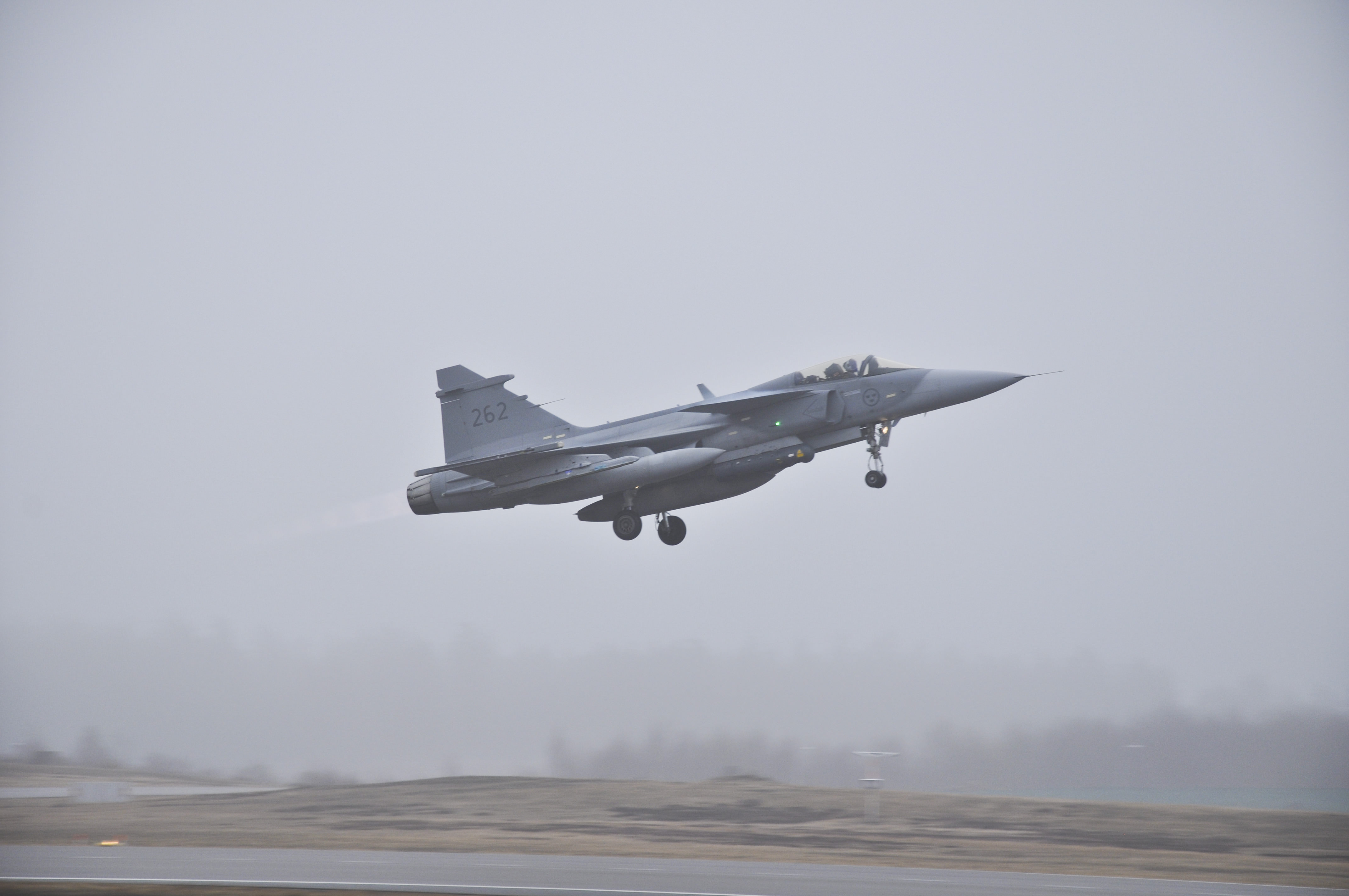 En historisk start från F 17 - Försvarsmakten