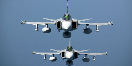 Hela flygvapnet övar - Försvarsmakten