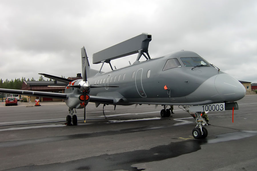 Many aircraft in the air - Swedish Armed Forces