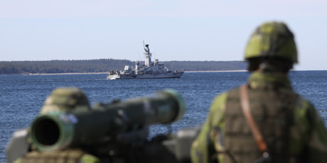 Ovanlig övning för besättningen - Försvarsmakten