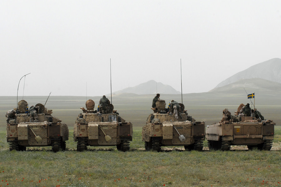 Stridsfordon 90 på plats i Afghanistan - Försvarsmakten