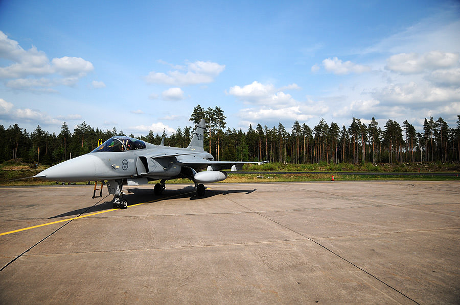 På en stubbe i skogen - Försvarsmakten
